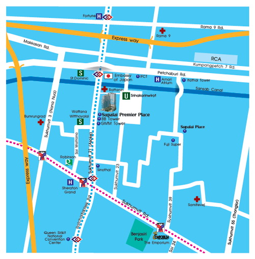 คอนโด ศุภาลัย พรีเมียร์ เพลส อโศก SUPALAI PREMIER PLACE ASOKE ใกล้ MRT ...