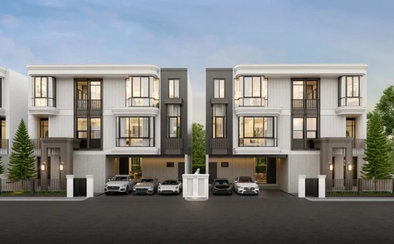 โมเน่ต์ ควินน์ พระราม 3 Monét Quinn Rama 3 บ้านหรู 3.5 ชั้น โครงการใหม่ ...