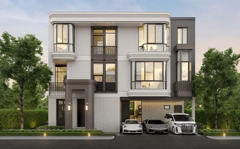 โมเน่ต์ ควินน์ พระราม 3 Monét Quinn Rama 3 บ้านหรู 3.5 ชั้น โครงการใหม่ ...